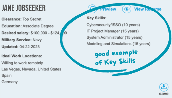 Optimize Your Job Seeker Profile with Key Skills - ClearedJobs.Net